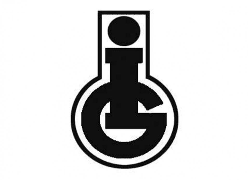 IG Farben logo display - rohamjelvenyek-shop